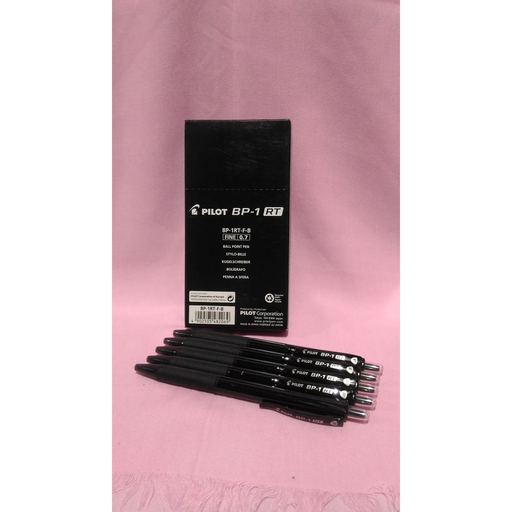 Jual Pen Pilot BP 1RT Cetek 1pcs Hitam Bagus Murah READY STOCK | Shopee ...