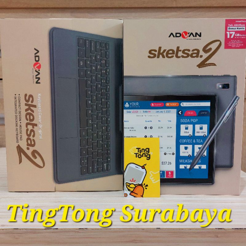 Jual Advan Tab Sketsa 2 4/64 Plus Keyboard Garansi Resmi Advan Tablet ...