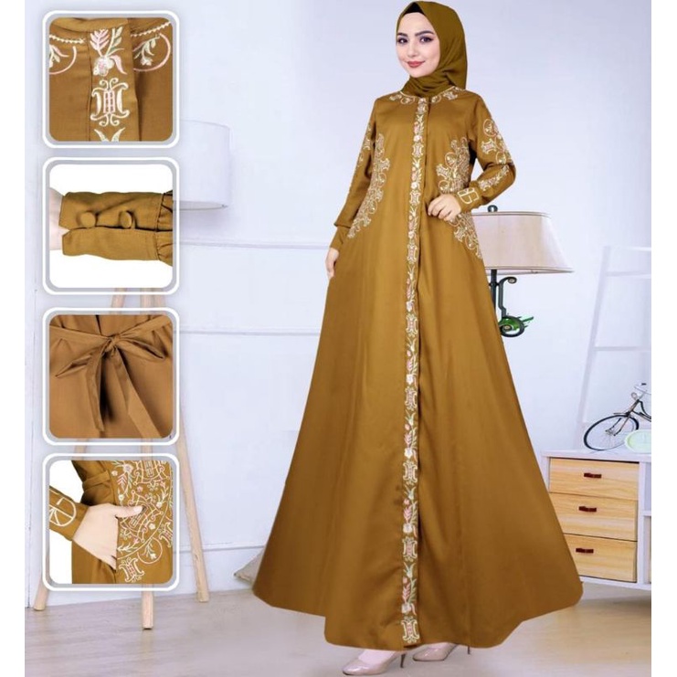 Jual GAMIS TOYOBO PREMIUM !! GAMIS HAJRAH MAURA BORDIR ,GAMIS BAHAN ...