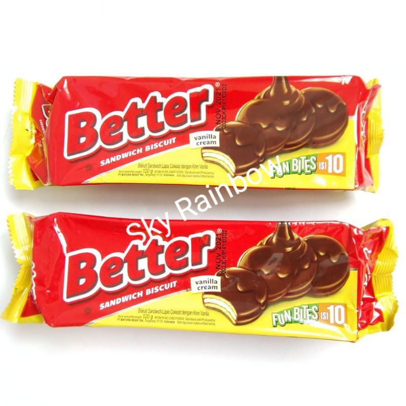 Jual BETTER SANDWICH BISCUIT 10P 100G | Shopee Indonesia