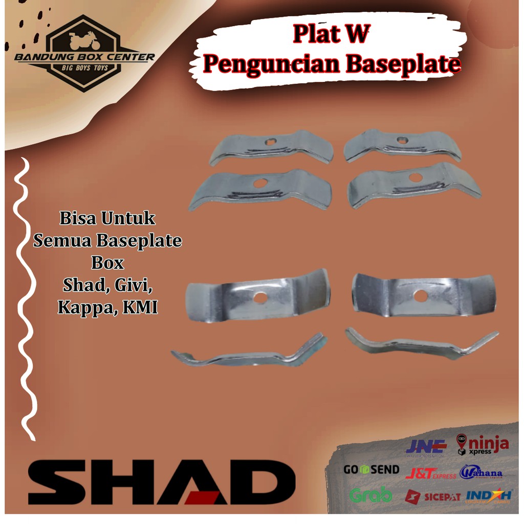 Jual Sparepart Box Motor Plat W Plat Pengunci Baseplate Box Original ...