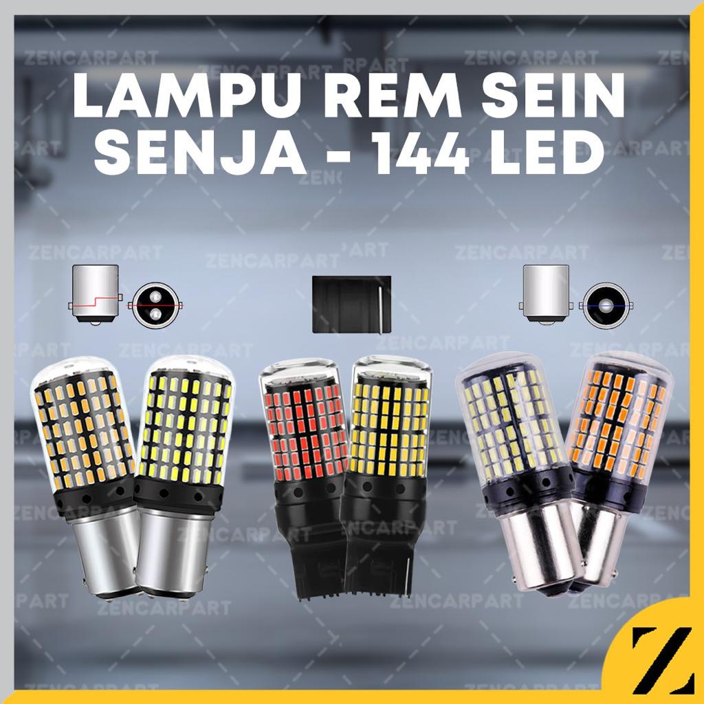 Jual Lampu LED T20 7440 144 LED Lampu T20 W21W 3014 144SMD Led Sein Sen ...