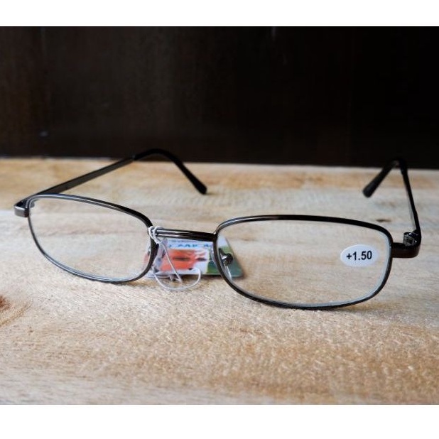 Jual Kacamata Baca Plus (+) Rabun Dekat Lensa Kaca (Bukan Mika) Frame ...