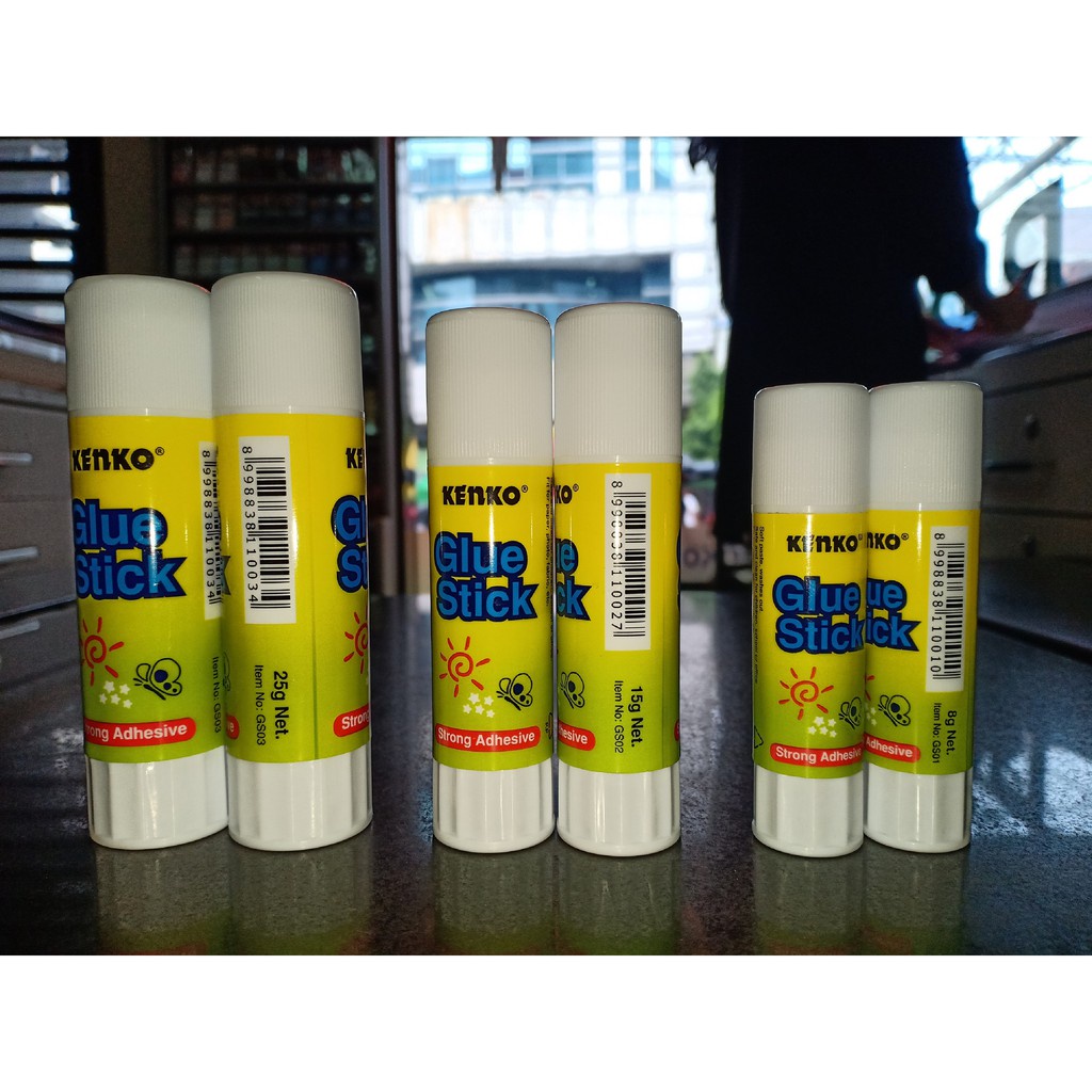 Jual LEM KERTAS / GLUE STICK / LEM STICK / GLUE STICK KENKO 8GR / 15GR / 25 GR | Shopee Indonesia