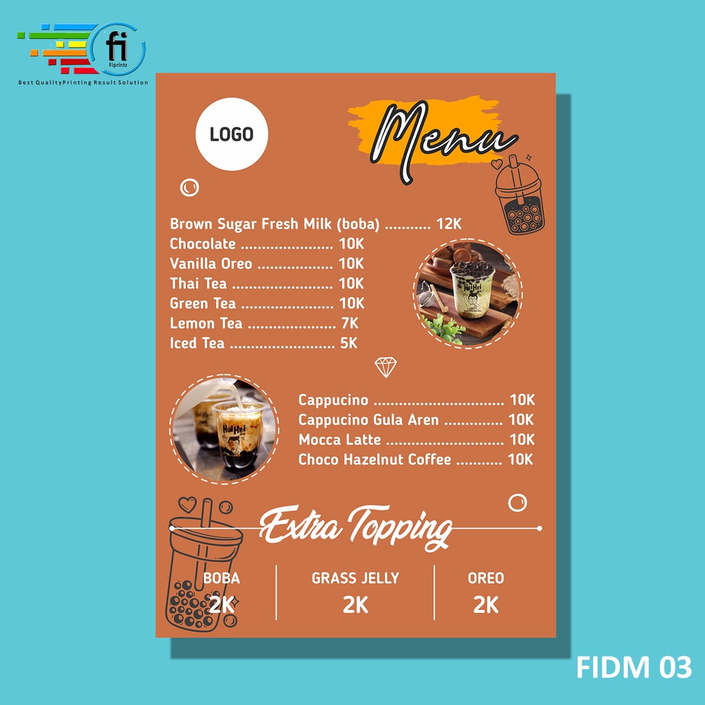Jual Jasa Desain Daftar Menu Makanan & Minuman Custom | Edit menu Cafe ...