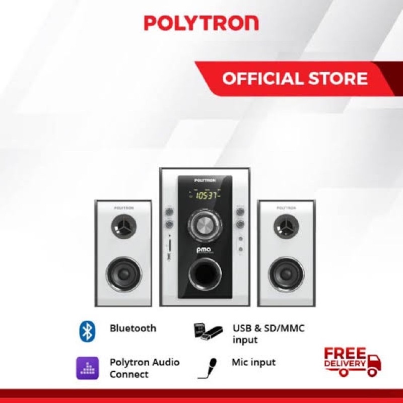Jual SPEAKER POLYTRON PMA 9503 / 9523 BLUETOOTH | Shopee Indonesia
