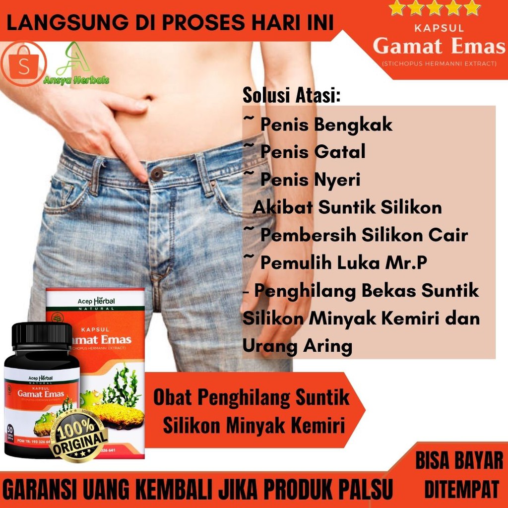 Jual Kapsul Herbal Penghilang Suntik Silikon Minyak Kemiri dan Urang ...