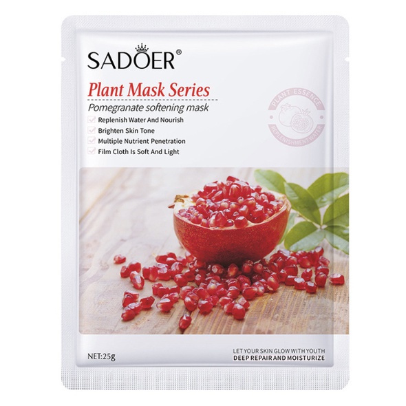 Jual SADOER Sheet Mask Plant Series Masker Wajah Korea Original SR001 | Shopee Indonesia