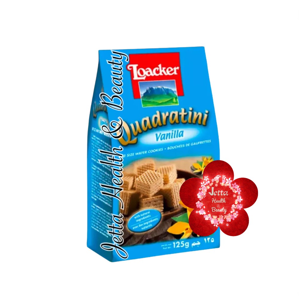 Jual Loacker Quadratini Wafer Cocoa Milk Dark Chocolate Kakao ...