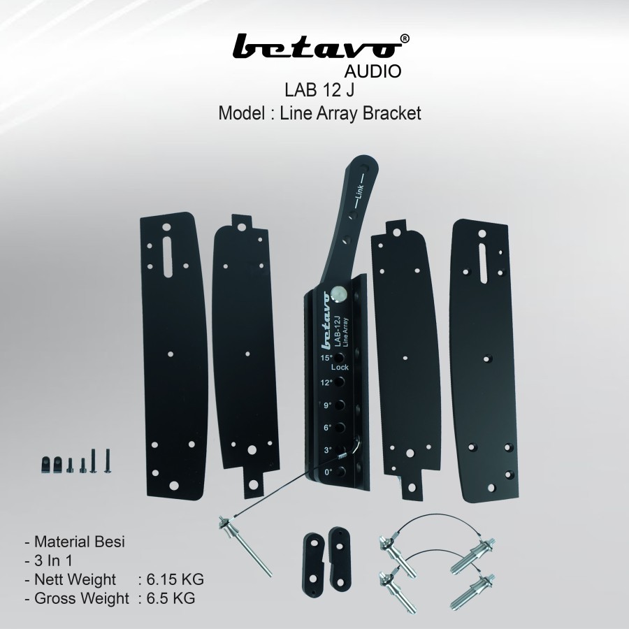 Jual LINE ARRAY BRACKET STAND SPEAKER BETAVO LAB 12 J PER SATU SET ...