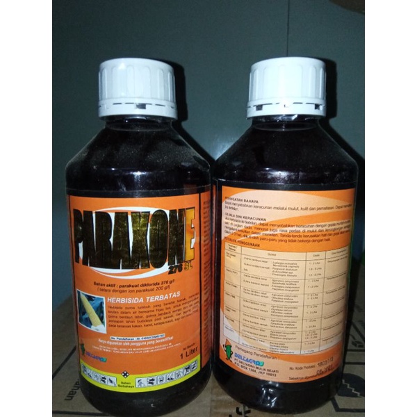 Jual PARAXONE herbisida 276 SL kemasan 1Liter | Shopee Indonesia
