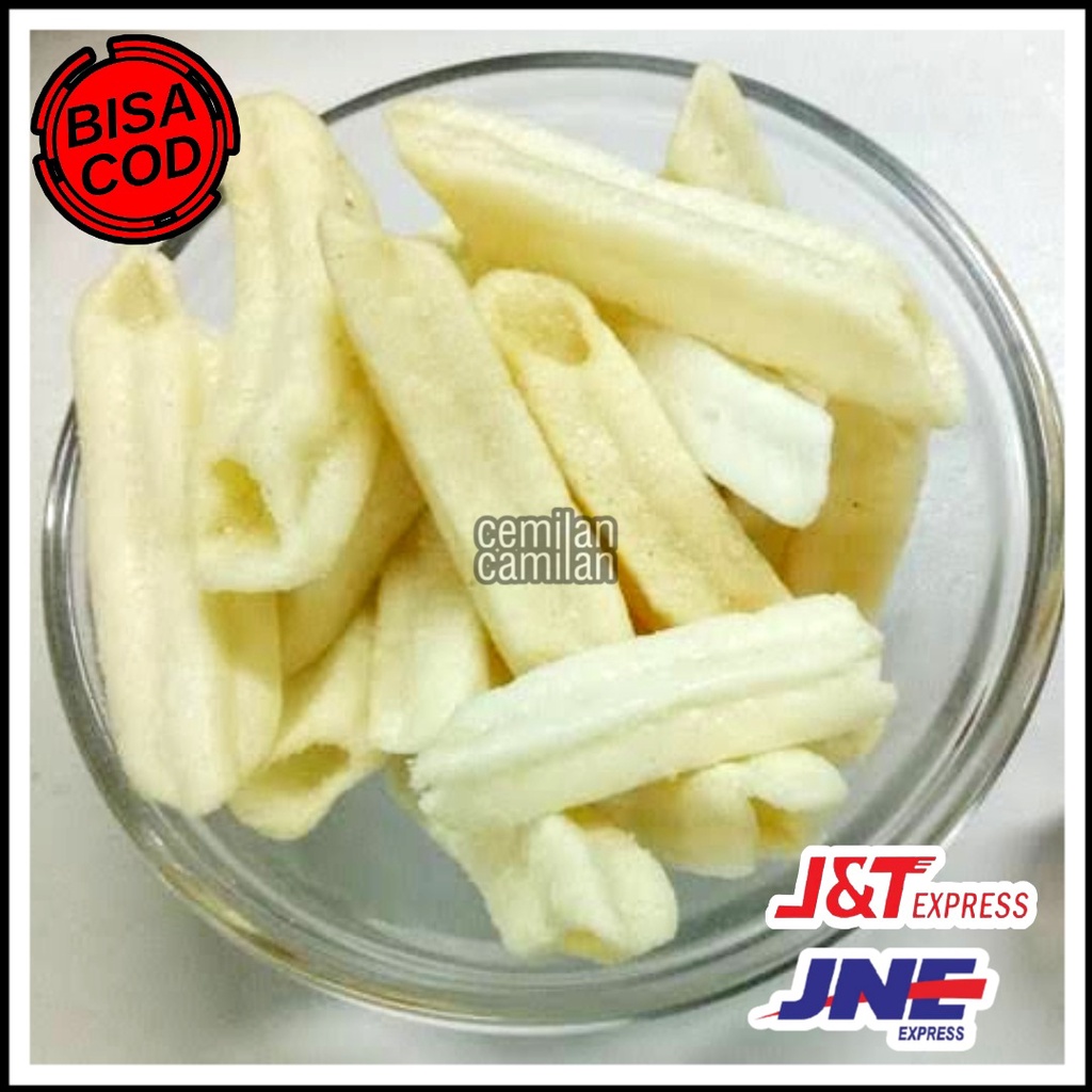 Jual STIK KENTANG potato asin keju 250 Gram Snack kiloan makanan ringan ...