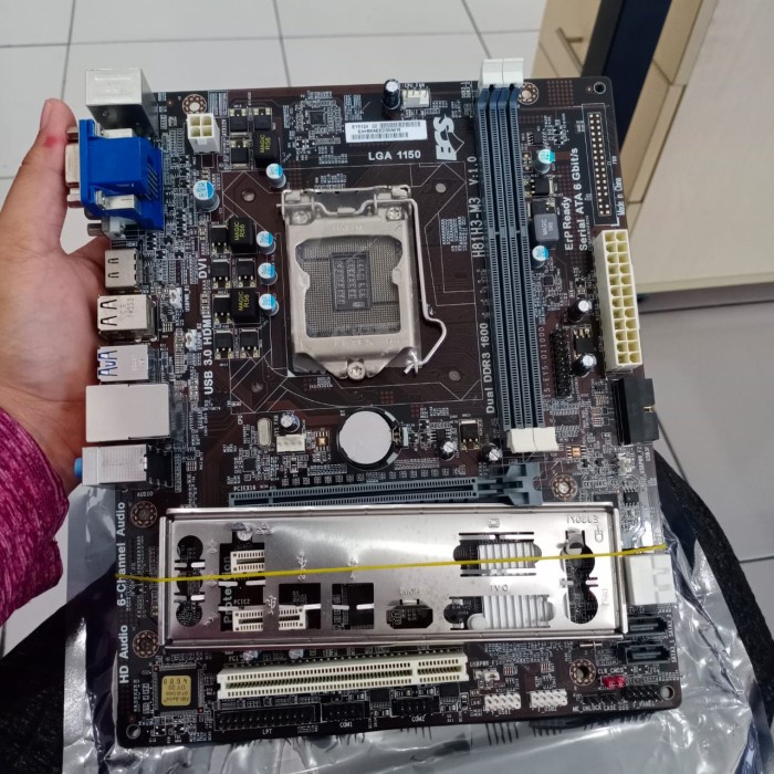 Jual Promo Motherboard H81 1150 Ddr3 Ecs HDMI, USB 3.0 Bonus Batray ...