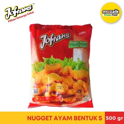 Jual Jofrans Nugget Ayam S 500 gr Frozen Mart Frozen Food Palembang ...