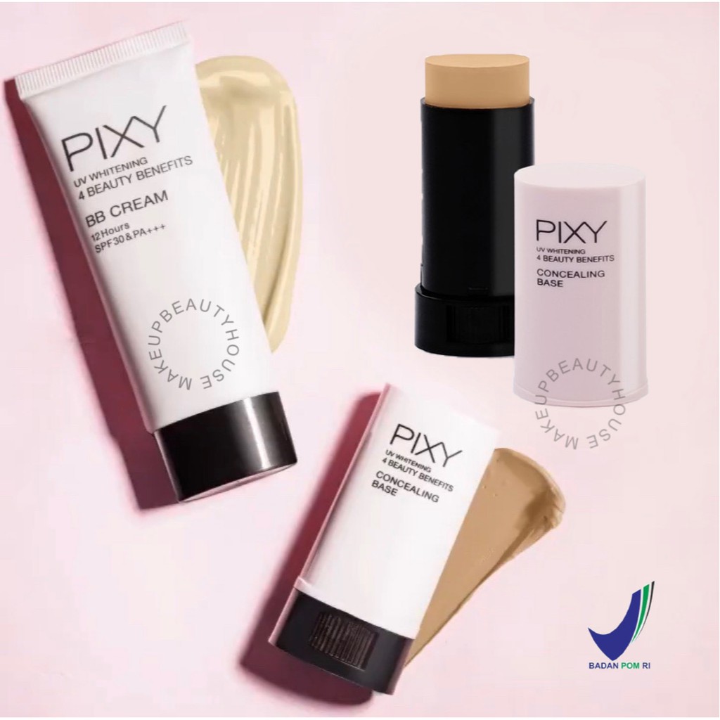 Jual PIXY UV Whitening 4 Beauty Benefits BB Cream 30ml / Concealing Base 9gr | Shopee Indonesia