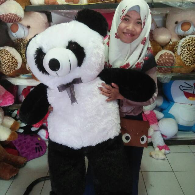 Jual Boneka panda jumbo 100cm 1meter | Shopee Indonesia
