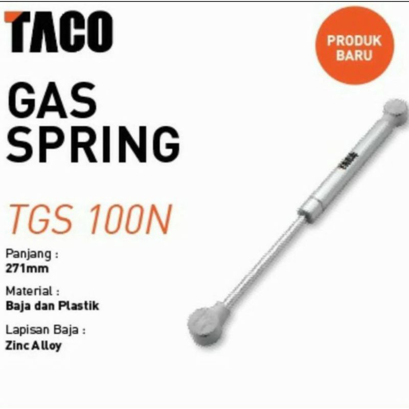 Jual taco gas spring hidrolik 100N pegas hidrolik lemari hidrolik jok ...