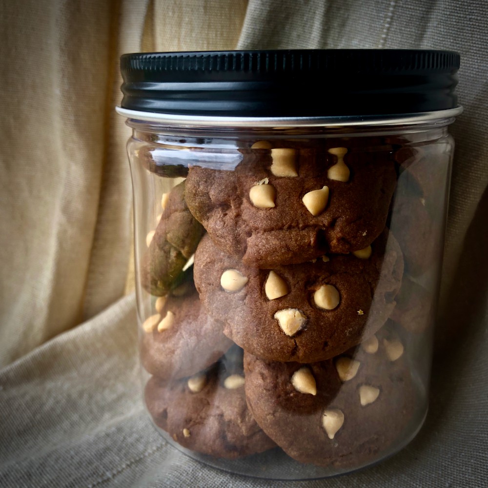 Jual Grandpa's Dark Chocolate Cookies With White Chocolate | Shopee ...