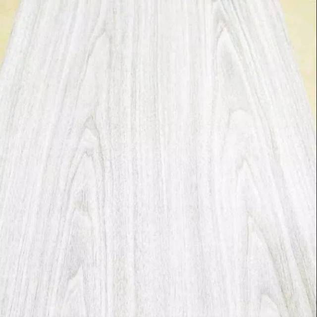 Jual Wallpaper stiker dinding motif serat kayu abu 45cm lebar x 10m ...