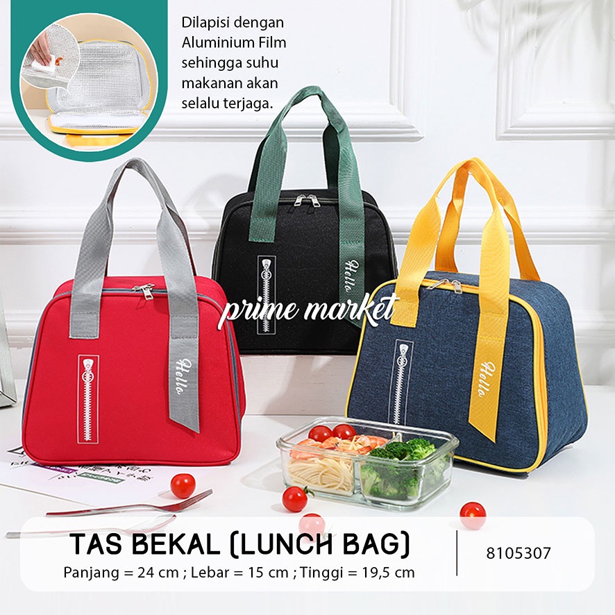 Jual Tas Bekal Makanan Tas Bekal Lunch Bag Tempat Bekal Makan Cooler ...