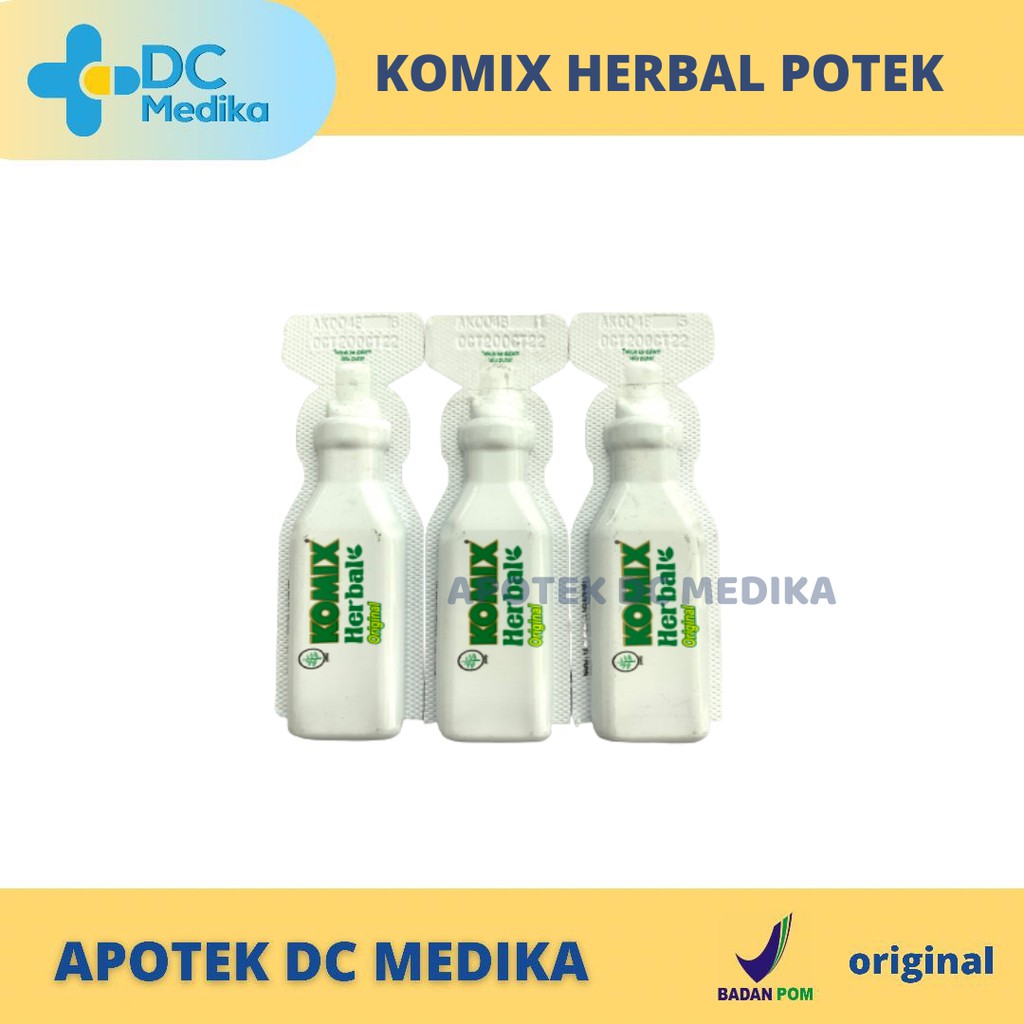 Jual KOMIX HERBAL POTEK / OBAT BATUK PILEK | Shopee Indonesia