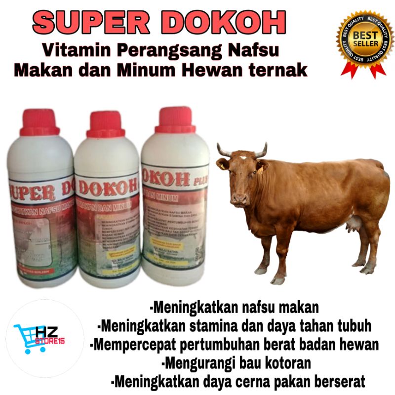 Jual Vitamin Perangsang Nafsu Makan dan Minum Hewan ternak Sapi ...