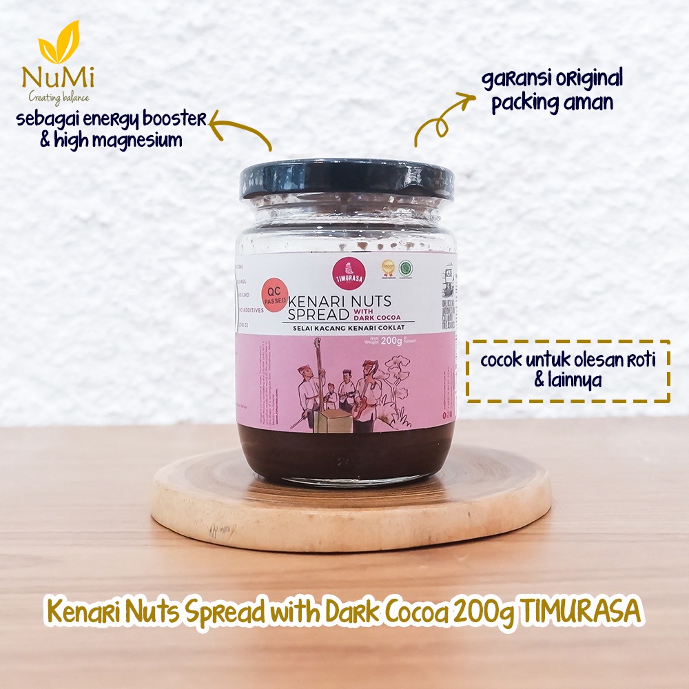 Jual 200G Dark Cocoa Kenari Nut Spread Kenari Spread Selai Kacang ...