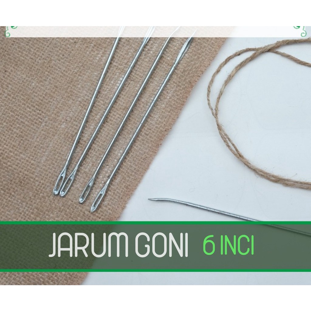 Jual Jarum Jahit Karung Terpal Goni Ukuran Besar Packing Needle ...