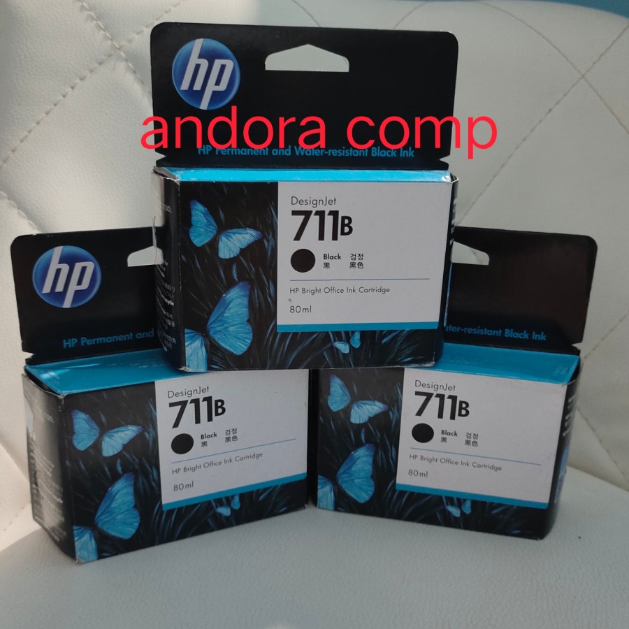 Jual Tinta printer hp 711 black original isi (38ml) | Shopee Indonesia