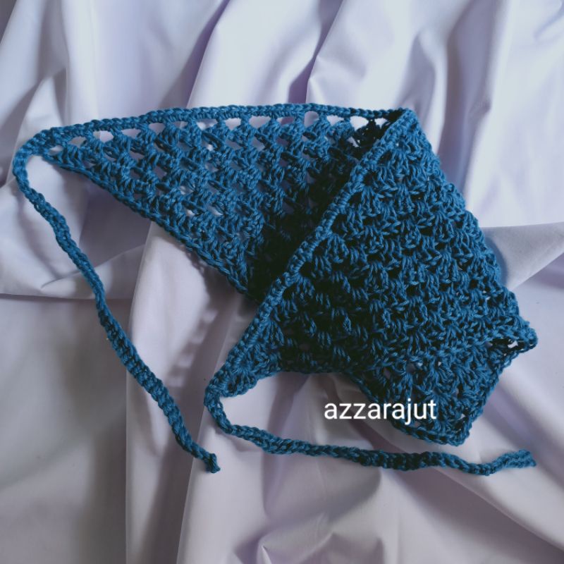 Jual PART 1 ! ! ! bandana rajut / bando rajut segitiga / bandana rajut ...