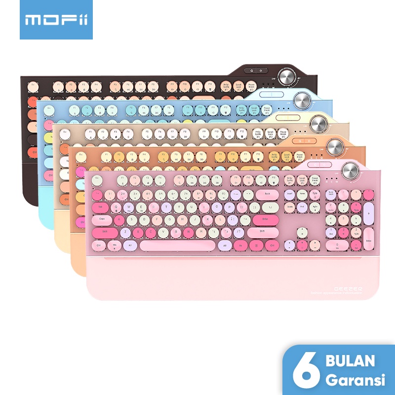 Jual MOFii Mechanical Keyboard Bluetooth Wireless 3 Model RGB Light ...