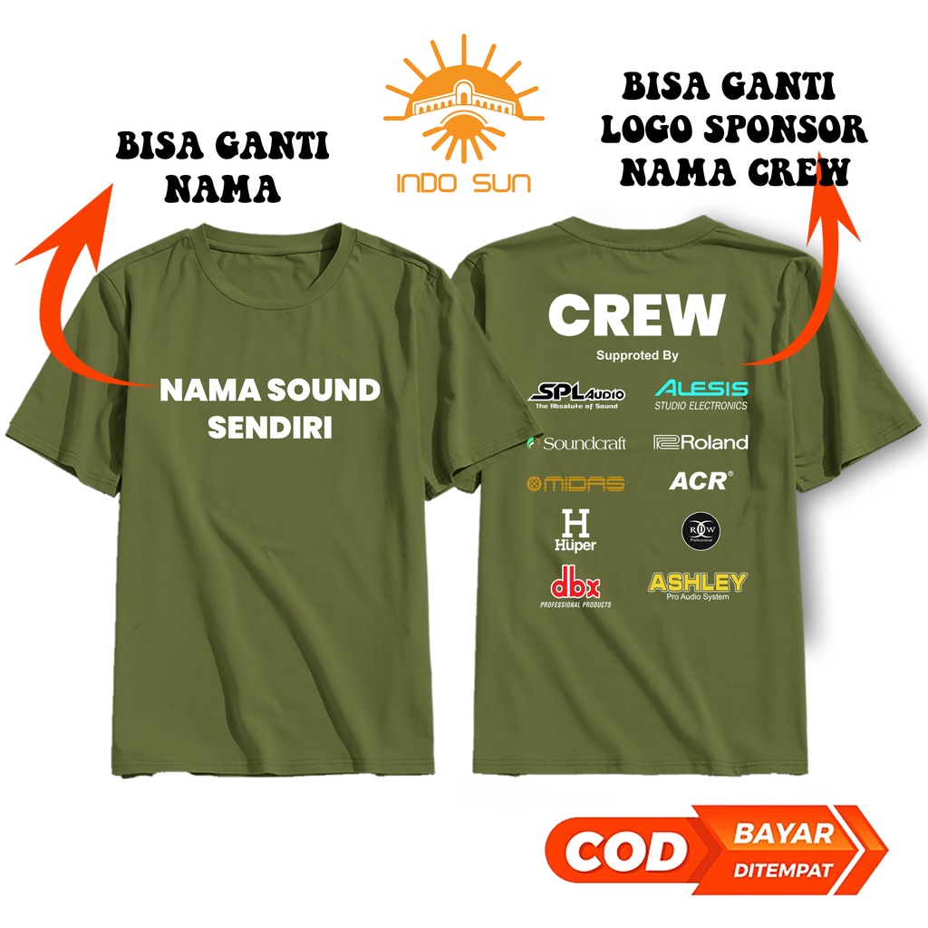Jual KAOS CREW AUDIO KAOS CREW SOUND SYSTEM DESAIN SENDIRI KAOS AUDIO ...