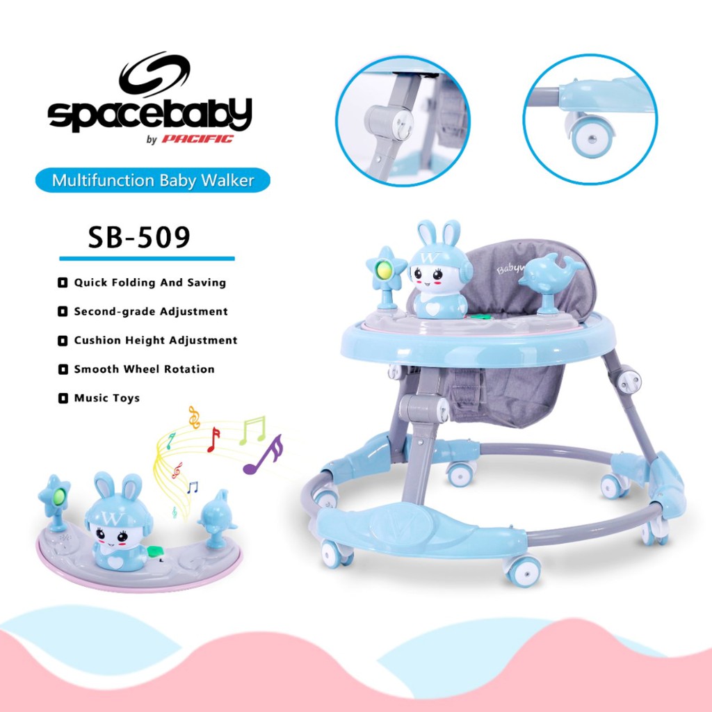 Jual BABY WALKER SPACE BABY ALAT BANTU JALAN SB 521 / 512 / 513 / 516 ...