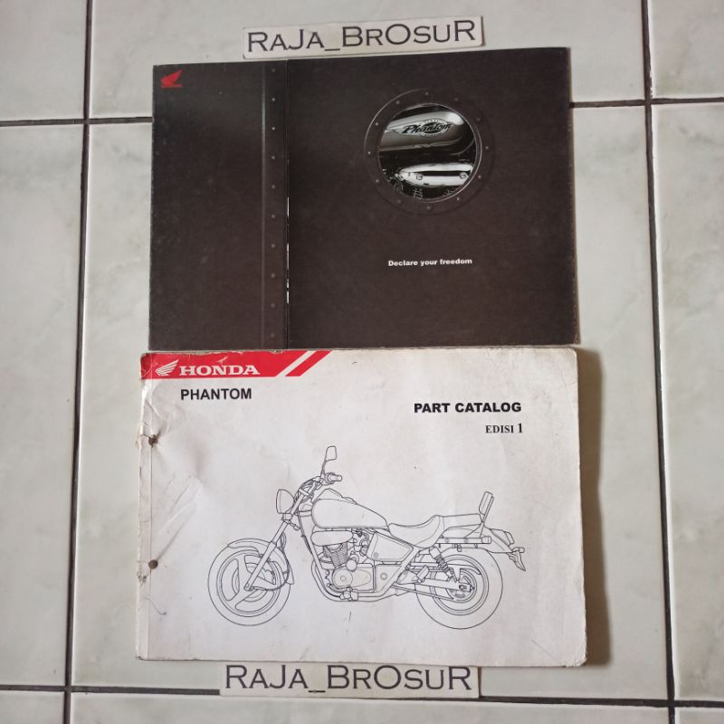 Jual Buku part catalog/manual book original ori AHM + poster brosur ...