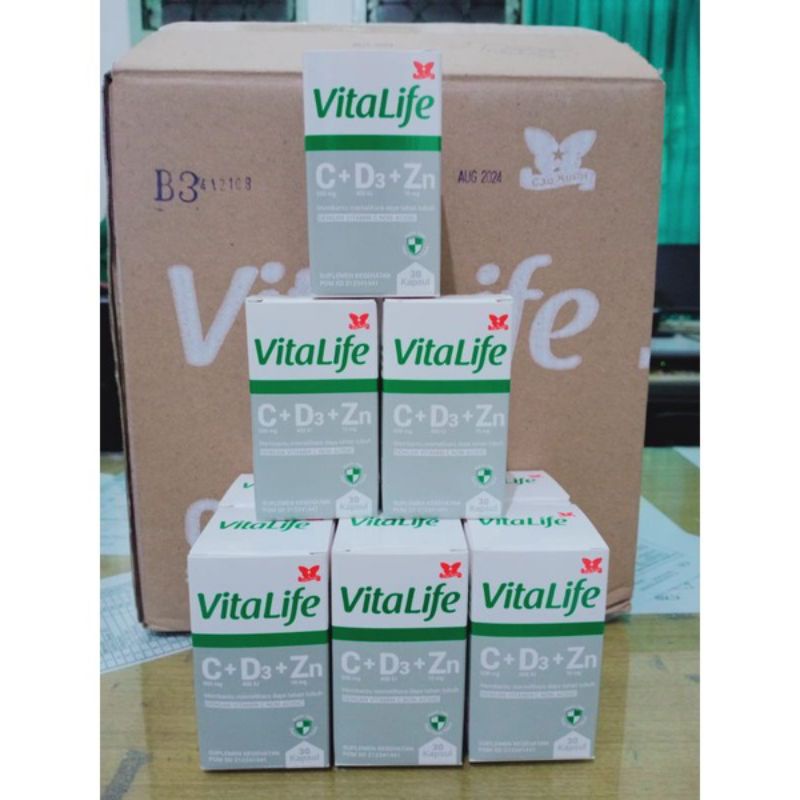 Jual Vitalife Multivitamin D3 Plus Zing Isi 30 Tablet | Shopee Indonesia