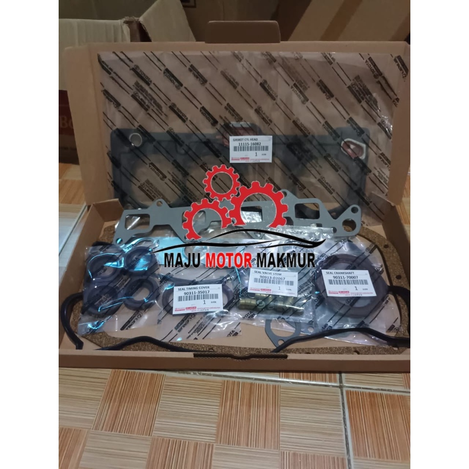 Jual PAKING SET GASKET FULL SET PACKING SET TOYOTA COROLLA TWINCAM 1 ...