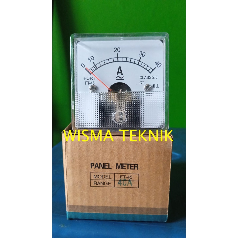 Jual AMPERE METER ANALOG 40 AMP AC/DC FORT MODEL FT-45A | Shopee Indonesia