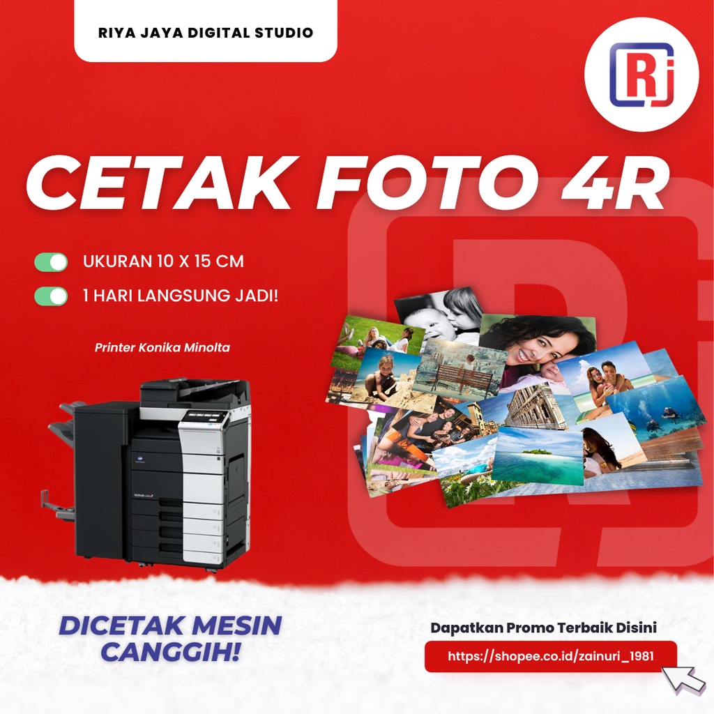 Jual CETAK FOTO 4R TERMURAH, HASIL CETAK TERBAIK, ANTI LUNTUR, PROSES ...