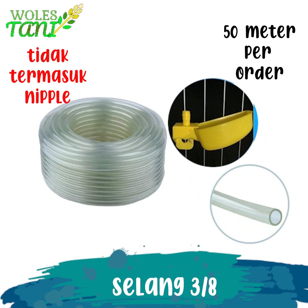 Jual Selang 3 Per 8 Nipple Puyuh Harga Per 50 Meter | Shopee Indonesia
