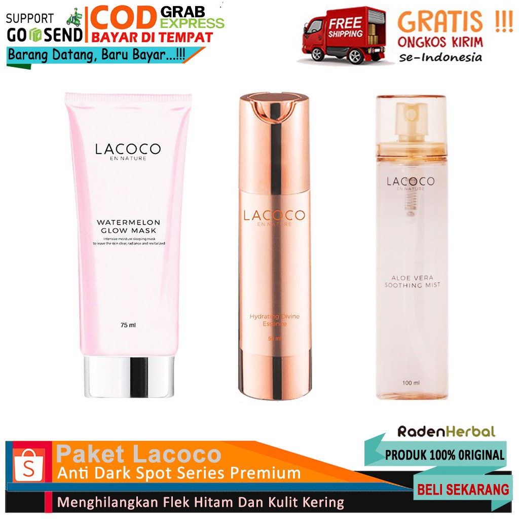 Jual Paket Nasa Lacoco Dark Spot Series/Paket Flek Hitam Nasa | Shopee Indonesia