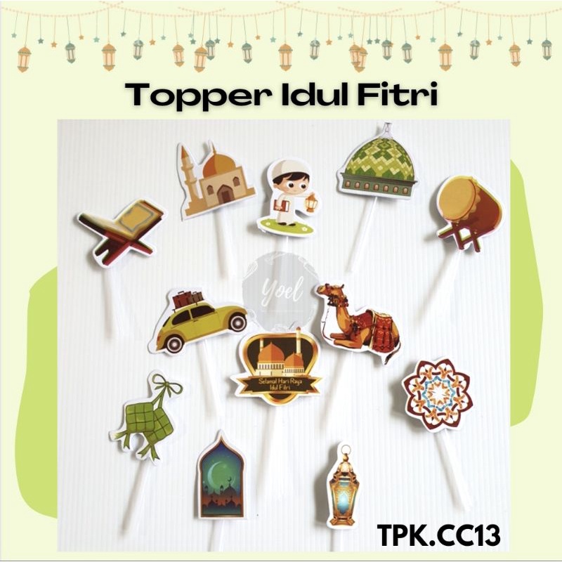 Jual Topper Idul Fitri / Cake Topper Idul Fitri | Shopee Indonesia