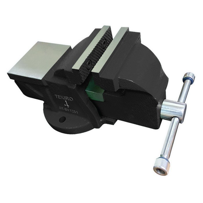 Jual TEKIRO Bench Vise Steel / Catok Meja / Ragum 5" 5in 5 in 5 inch ...