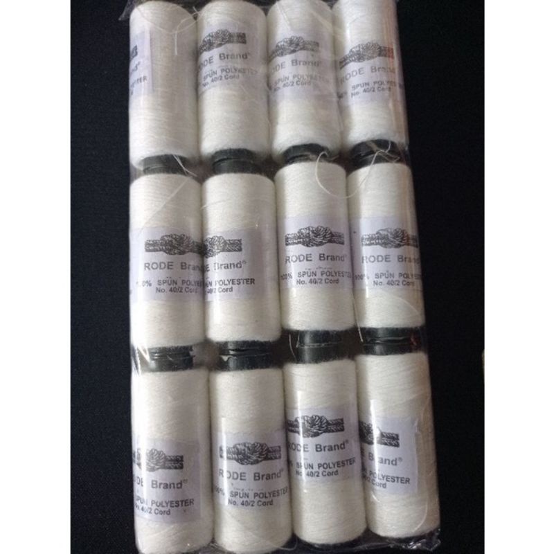 Jual (12pcs) Benang Jahit Warna / Benang Jahit Hitam / Benang Jahit ...