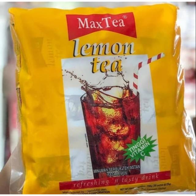 Jual Max Tea Lemon Tea Sachet | Shopee Indonesia