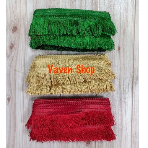 Jual Renda Rumbai Warna Lebar 5 cm | Shopee Indonesia