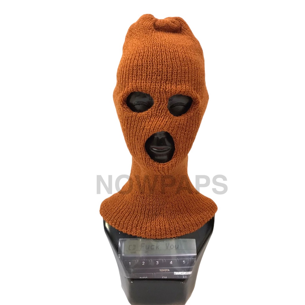 Jual Masker Full Face polos balaclava Hangat 3 Lubang.beanie hat topeng ...