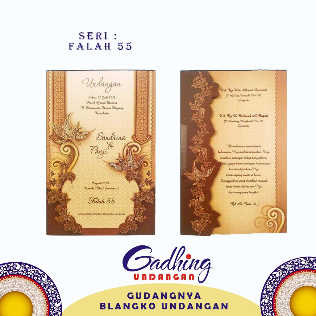 Jual Blangko Undangan Falah 55 Harga Murah | Shopee Indonesia