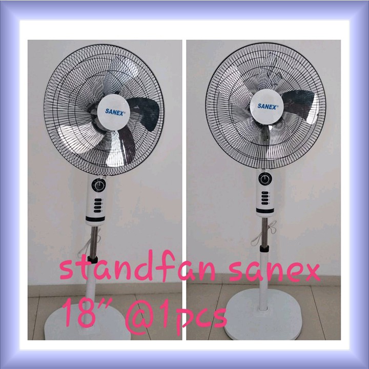 Jual Kipas Angin Berdiri / Stand Fan Besi / Standfan Sanex 18 Inch FS ...