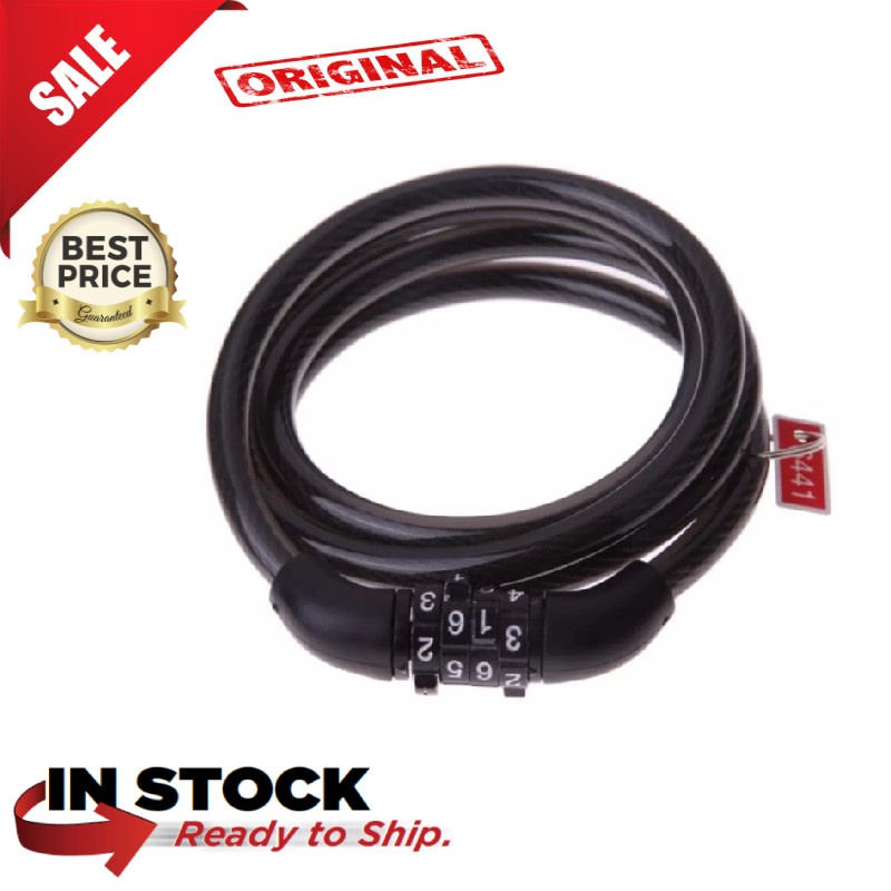 Jual Gembok Sepeda Kombinasi Angka 4 Digit | Shopee Indonesia