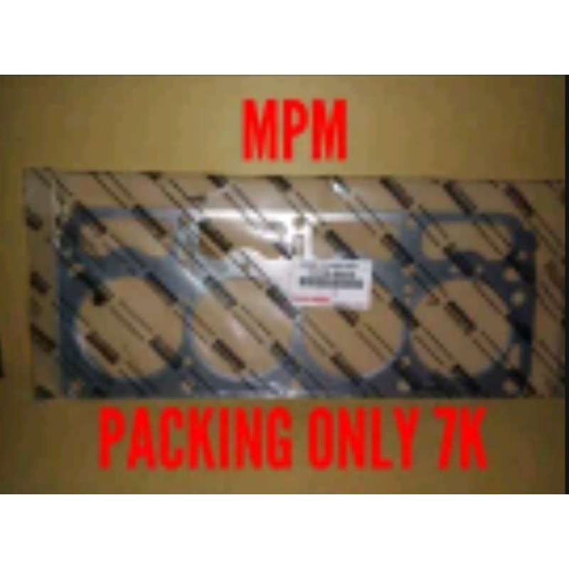 Jual packing paking only gasket cylinder head paking head kijang 7k ...